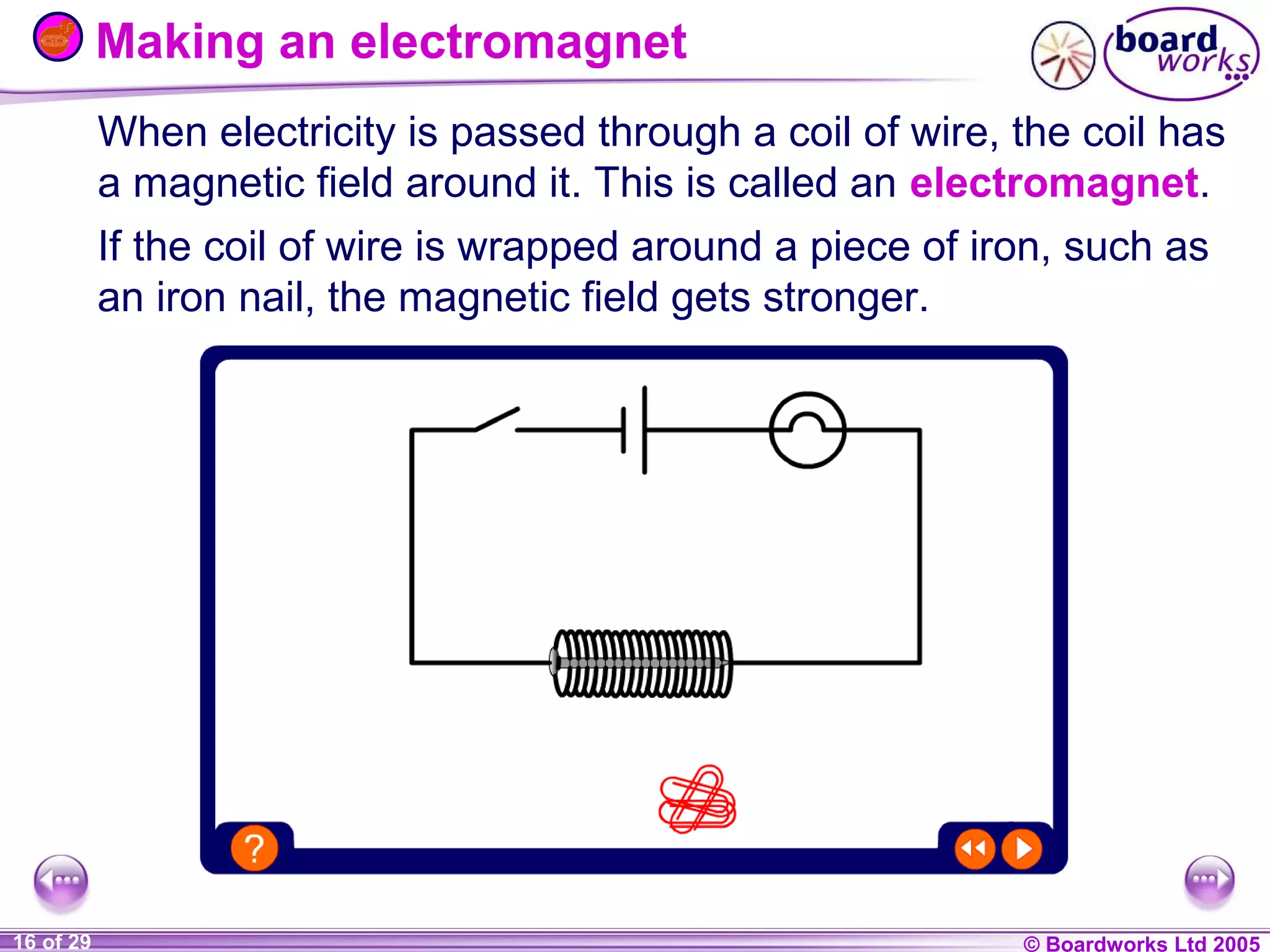 8 j magnets & electromagnets (boardworks) | PPT