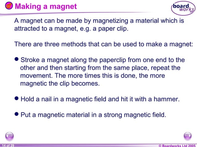 8 j magnets & electromagnets (boardworks) | PPT | Physics | Science