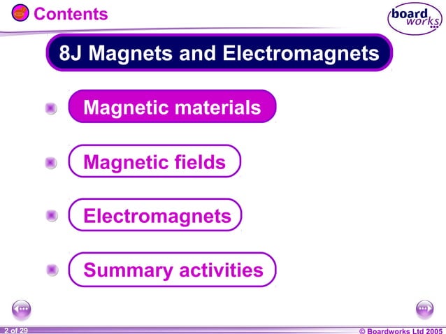 8 j magnets & electromagnets (boardworks) | PPT | Physics | Science