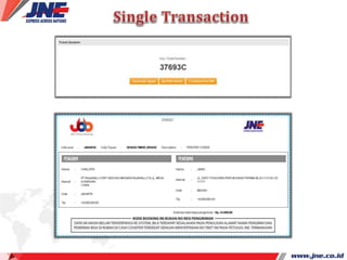 jne online booking | PPTX
