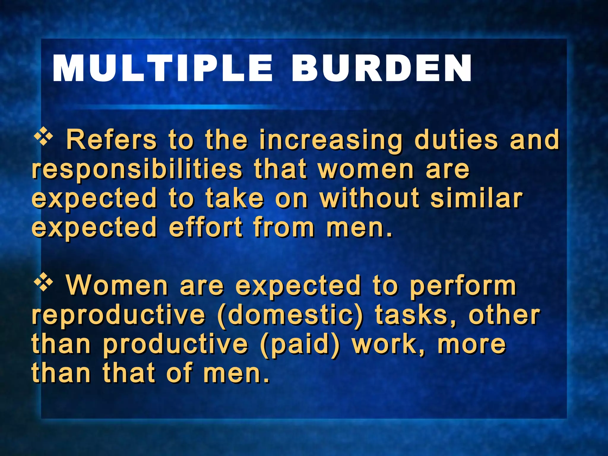 Gender roles of family members | PPT