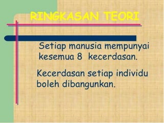 8 kecerdasan | PPTX