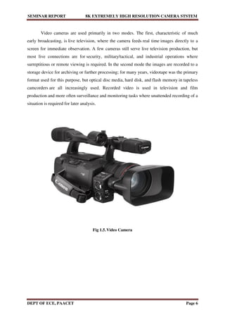 8 k extremely high resolution camera system | PDF