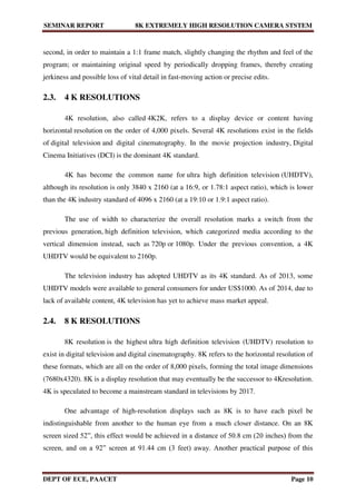 8 k extremely high resolution camera system | PDF