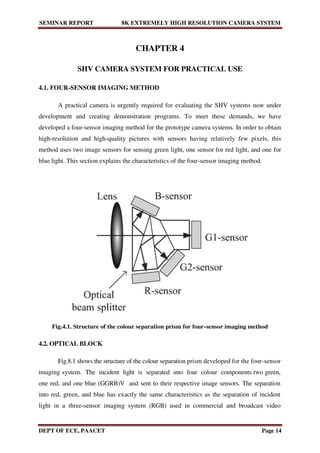 8 k extremely high resolution camera system | PDF