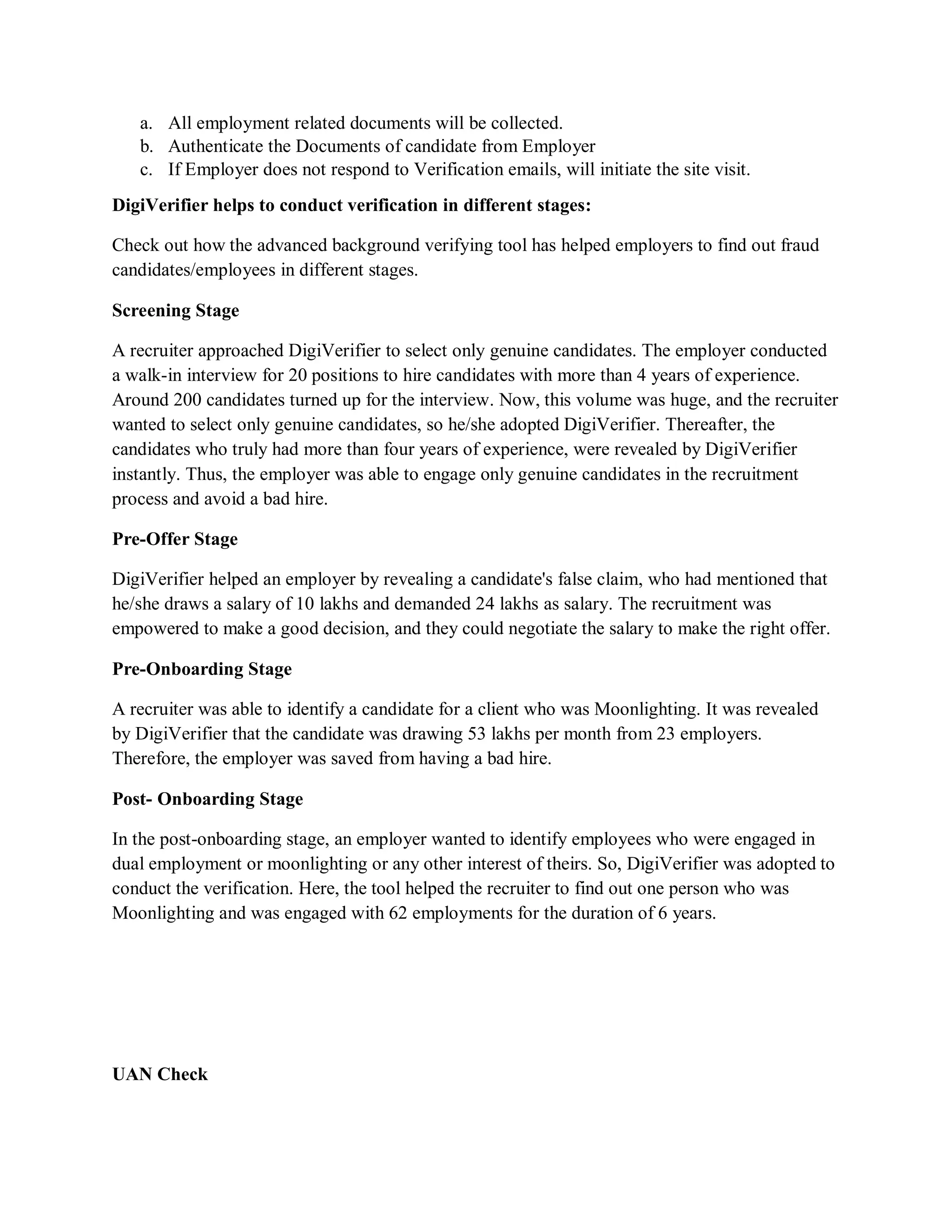 8 Key Employee Background Checks For Employers to Consider | PDF