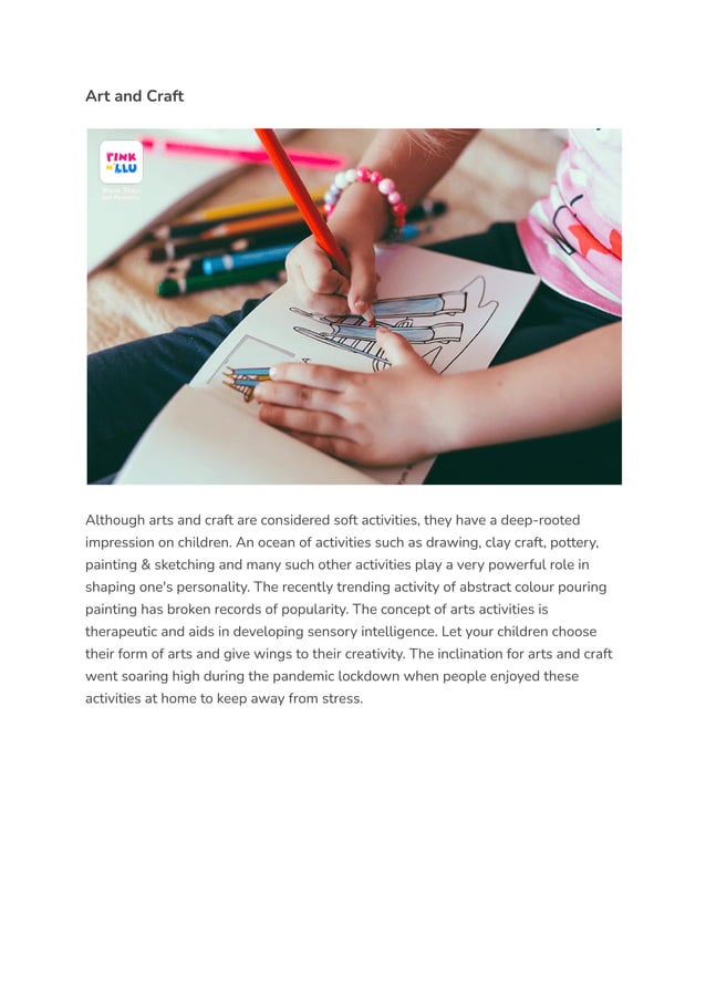 8 kind of extracurricular activities for kids must try them once | PDF