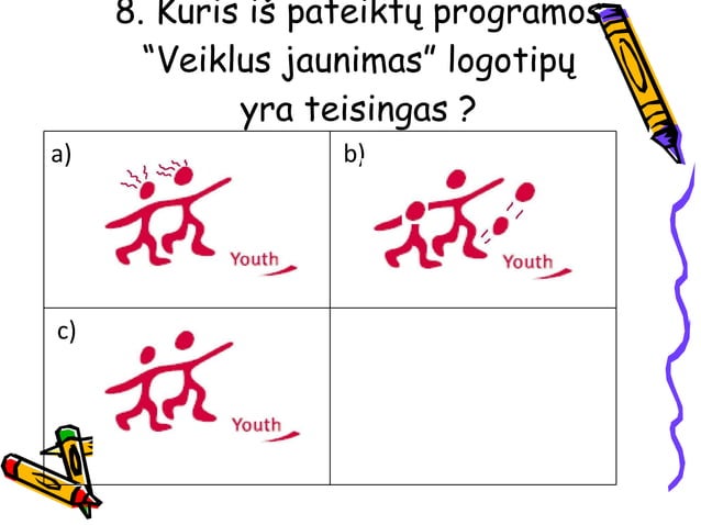 Ar gerai išmanai jaunimo mainus? | PPT | Free Download