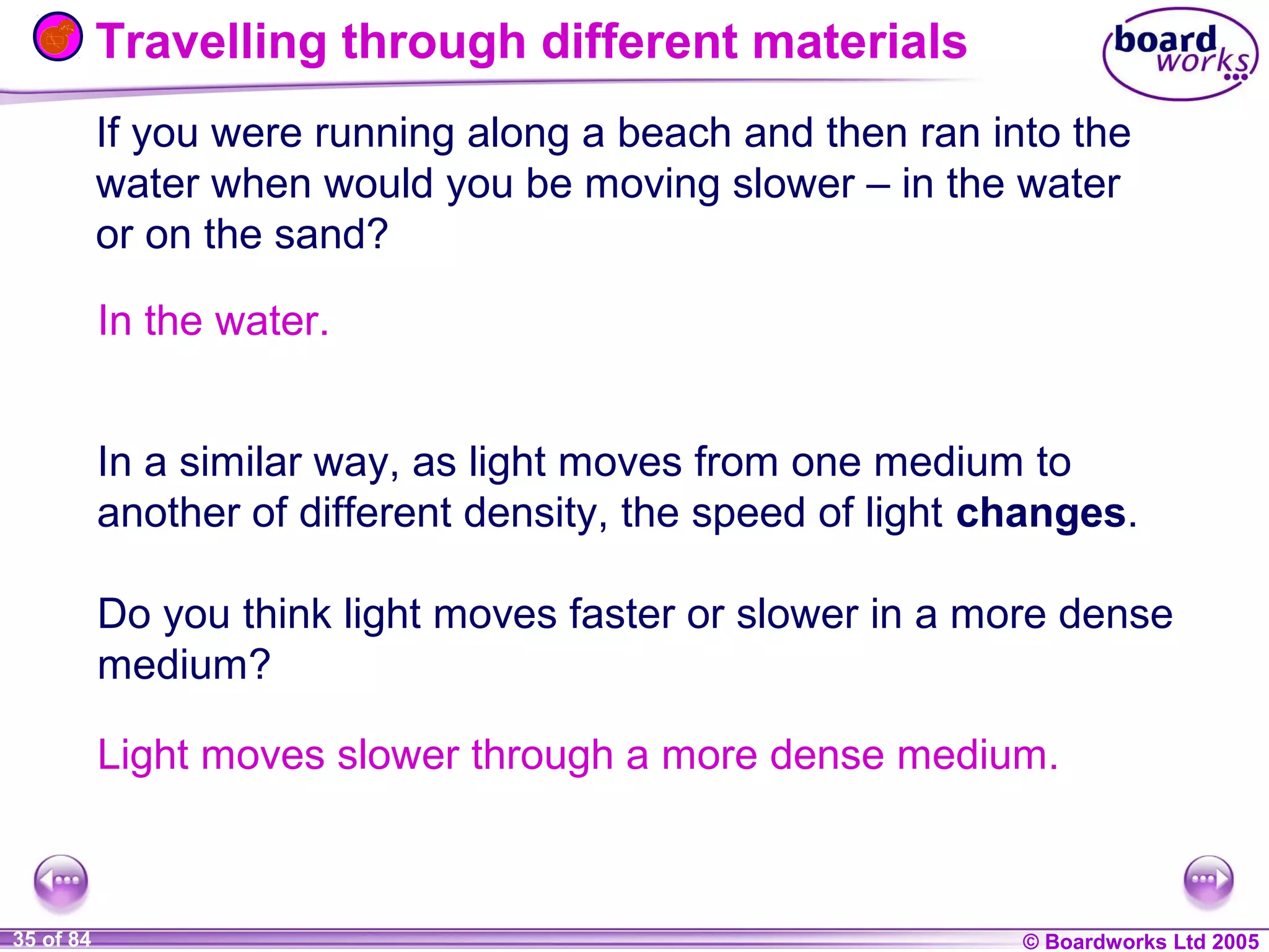 8 k light (boardworks) | PPT