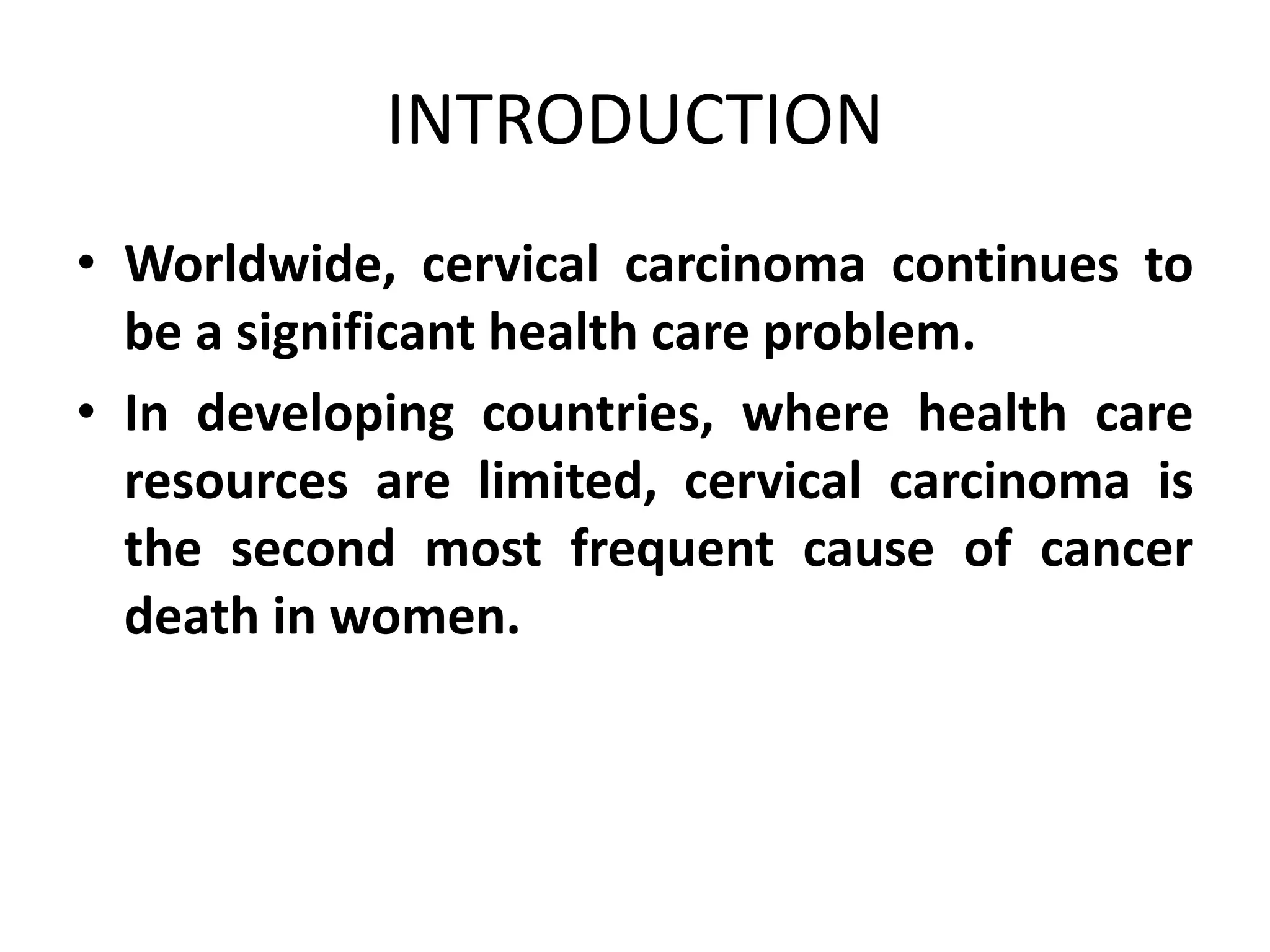 Cervical cancer | PPTX