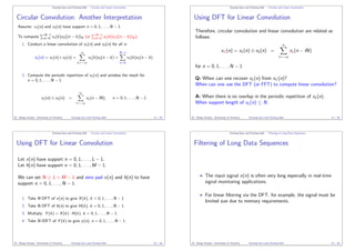 overlap add and overlap save method | PDF