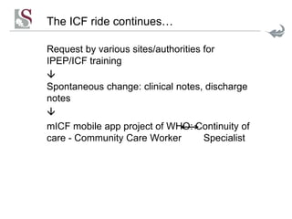 International Classification of Functioning, Disability and Health (ICF): An Interprofessional ...