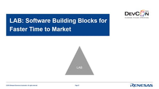 Using Software Building Blocks For Faster Time To Market | PPT