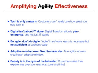 Amplifying Effectiveness in Digital Transformations | PPT