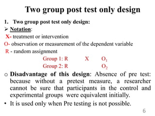 True experimental research design, by Aweke Shishigu | PPTX