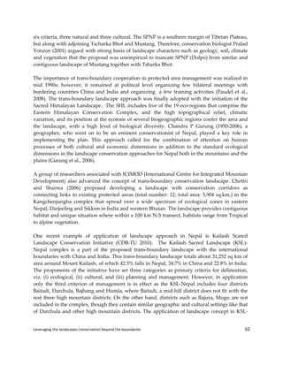 Landscape conservation article 2011 amulya sir | PDF