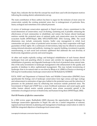 Landscape conservation article 2011 amulya sir | PDF
