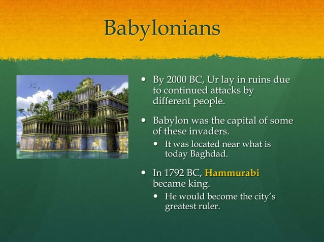 Later People of the Fertile Crescent | PPT