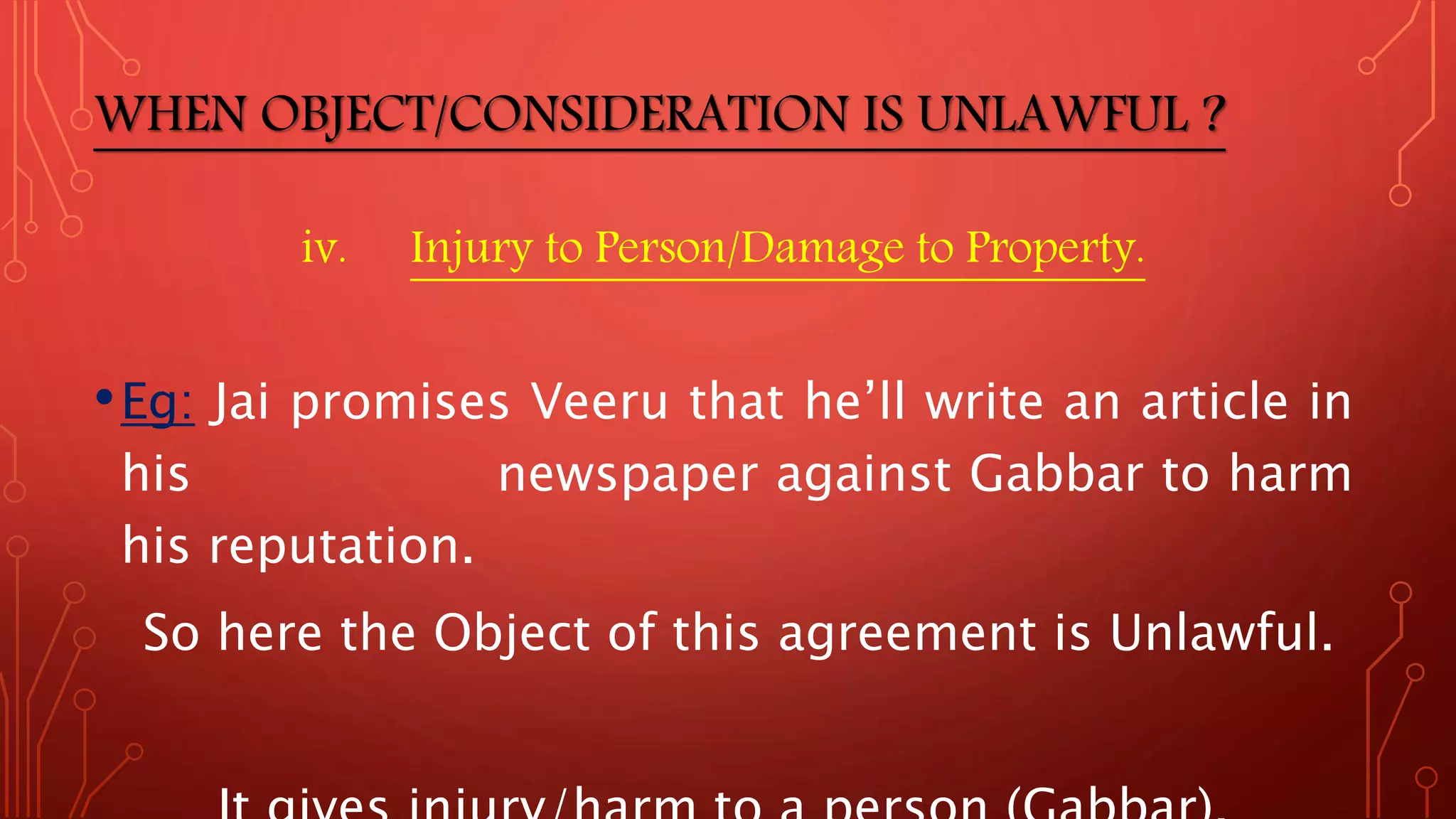 "Legality of Object & Consideration" (Chapter 8) - Business Law. | PPTX