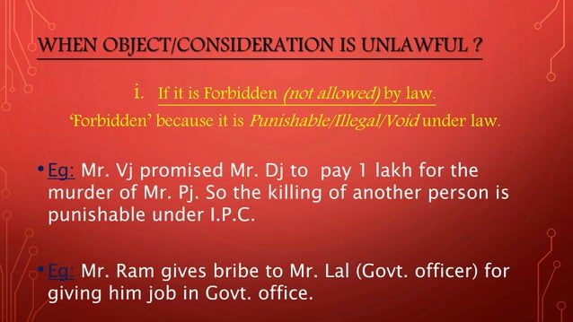 "Legality of Object & Consideration" (Chapter 8) - Business Law. | PPTX ...