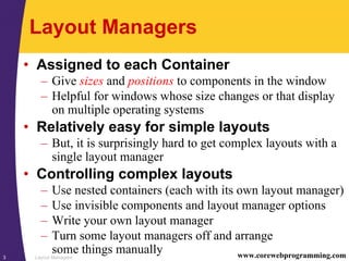 8layout Managers | PPT