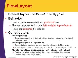 8layout Managers | PPT