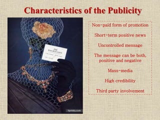 Publicity and Public Relations | PPTX