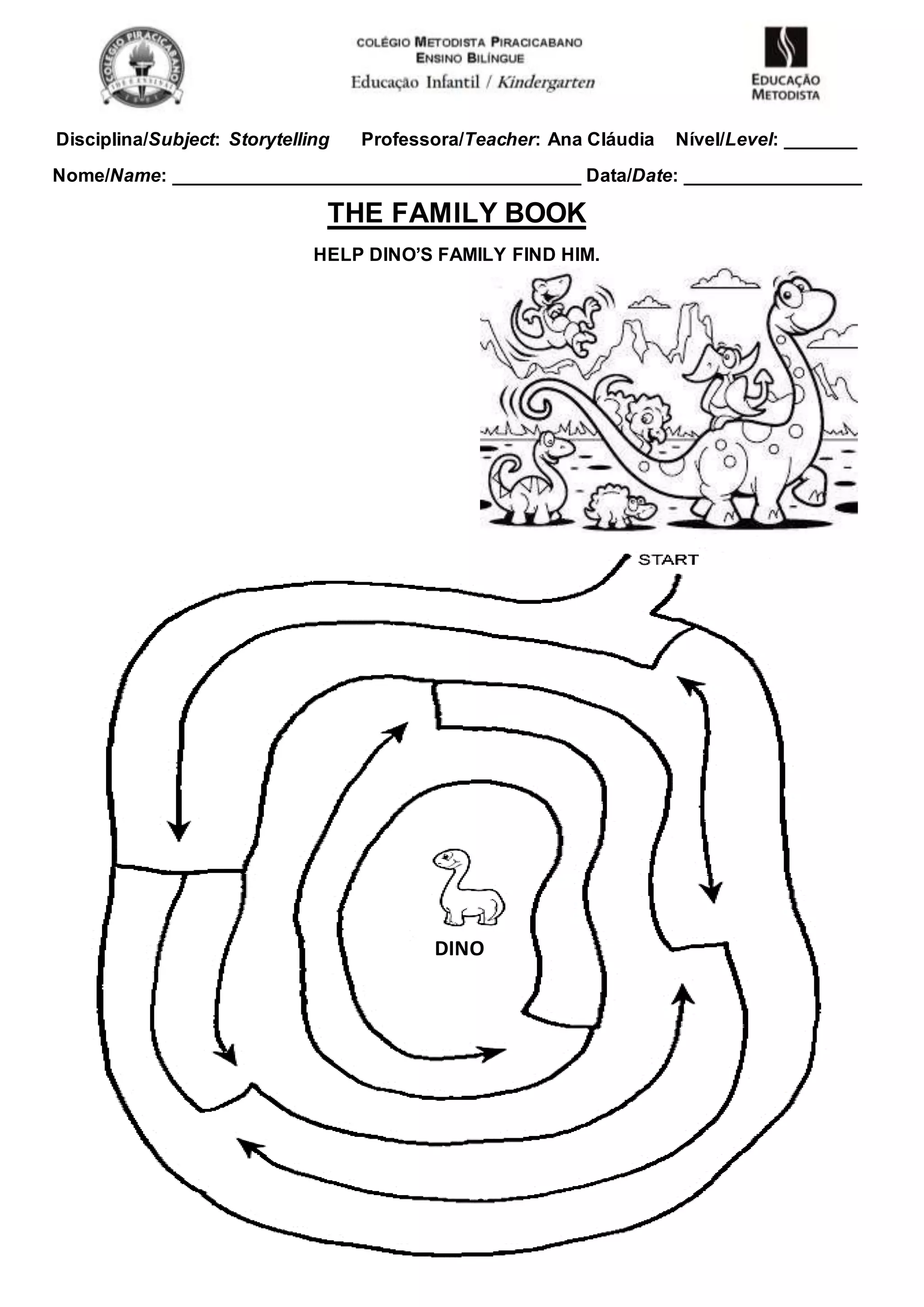 8 level 3 my family book family maze 2018 | DOCX