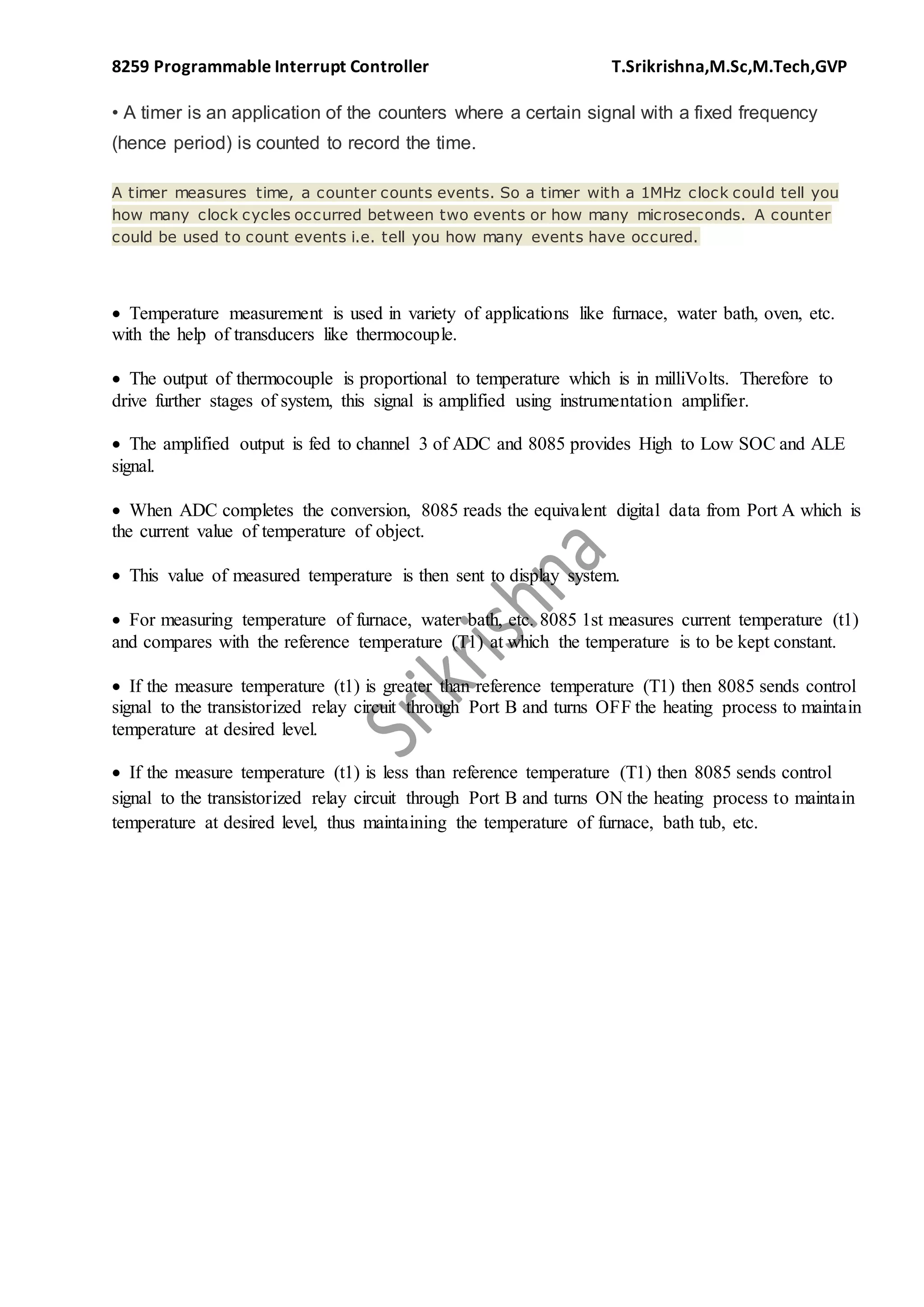 8259 Programmable Interrupt Controller Pdf