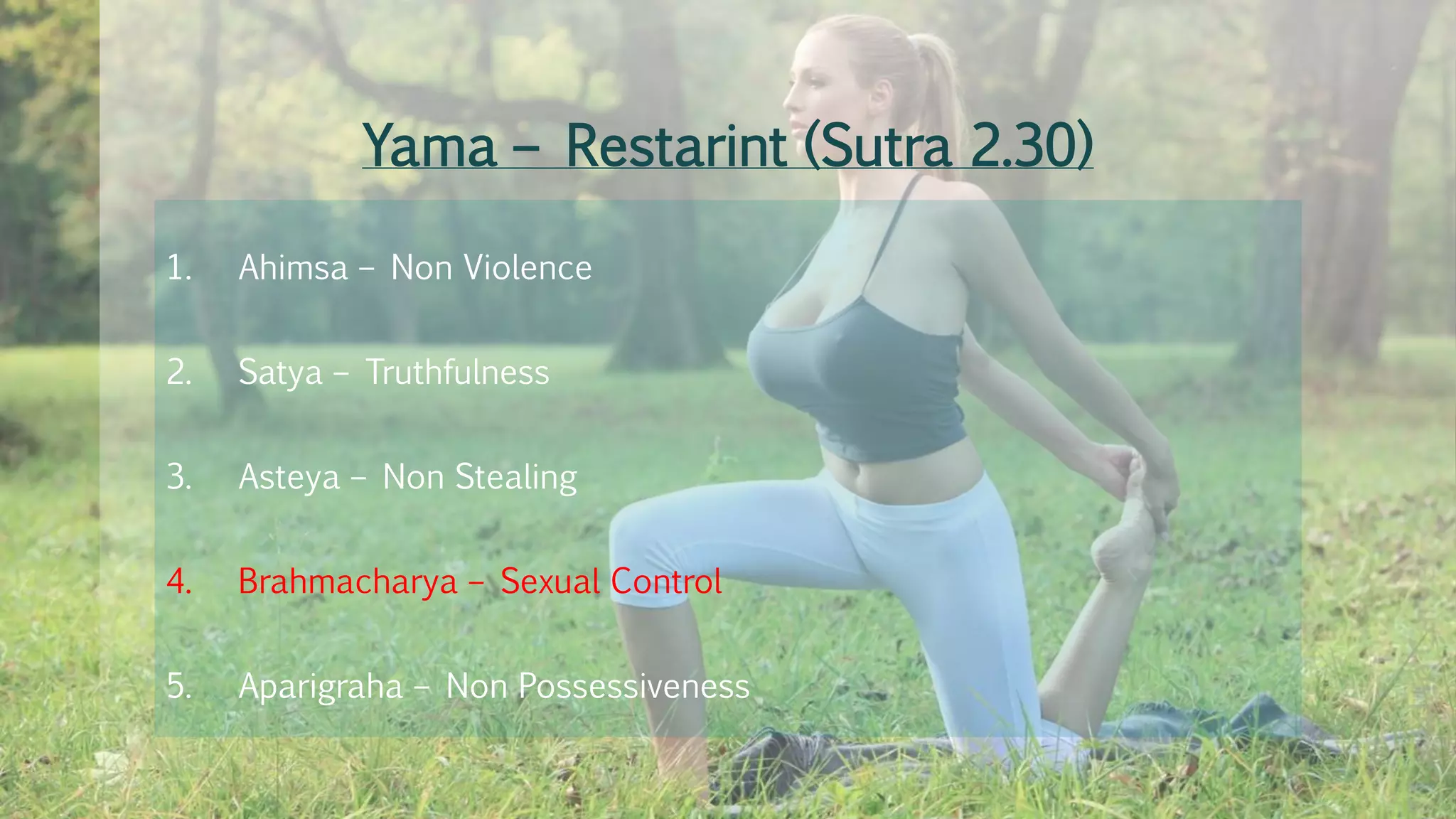 The Yoga school - astanga yoga , 8 limbs of yoga | PPTX