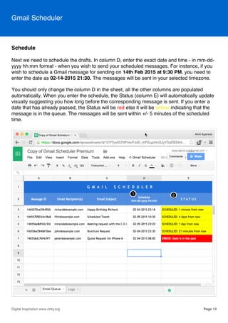 Gmail Send Later | PDF