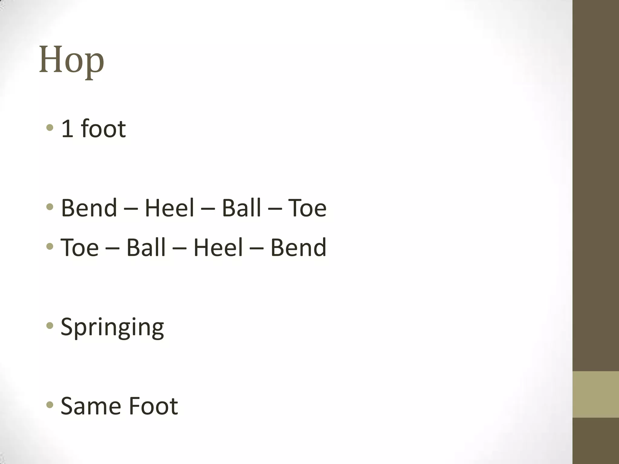 8 locomotion movements | PPTX