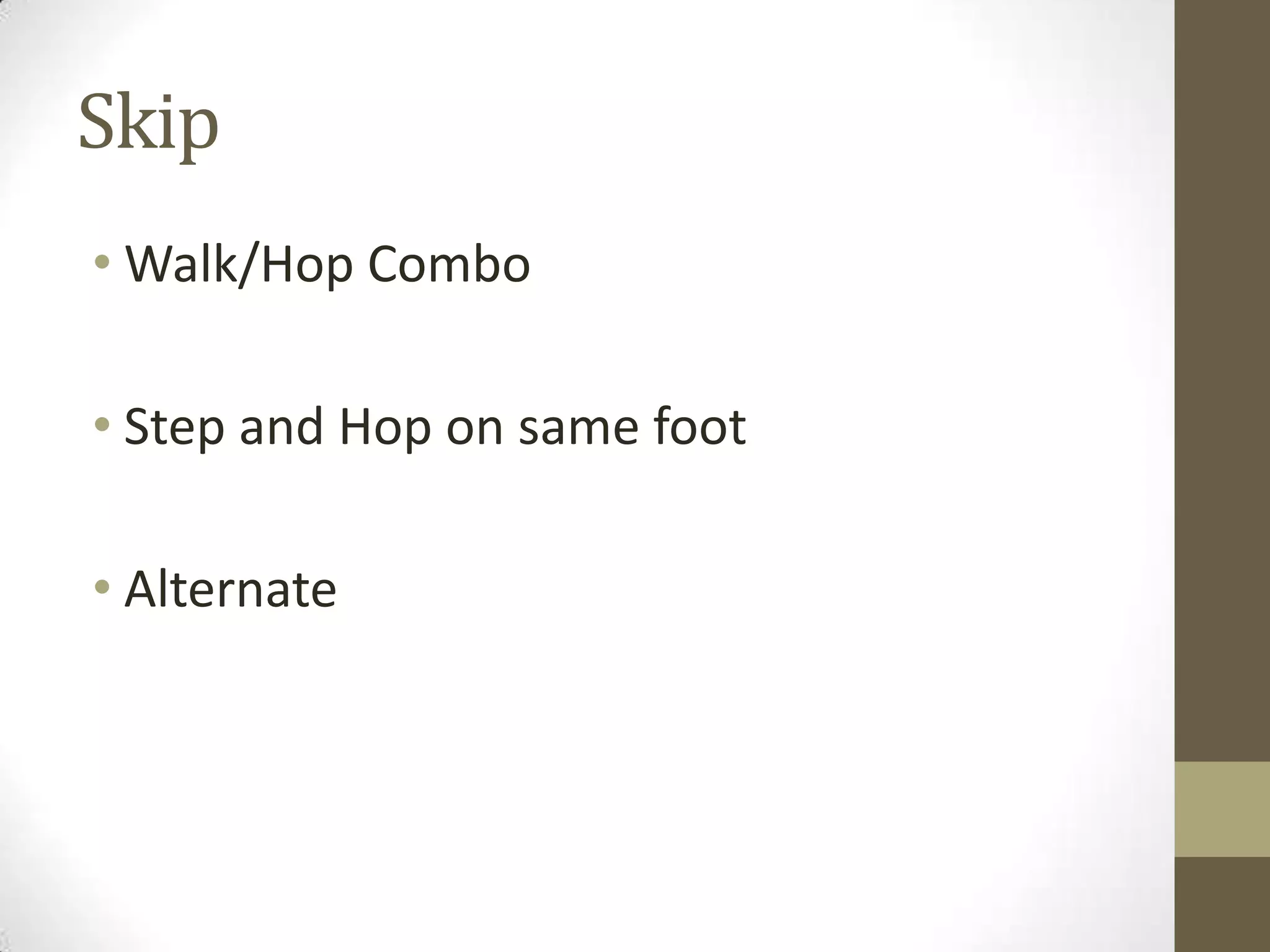 8 locomotion movements | PPTX