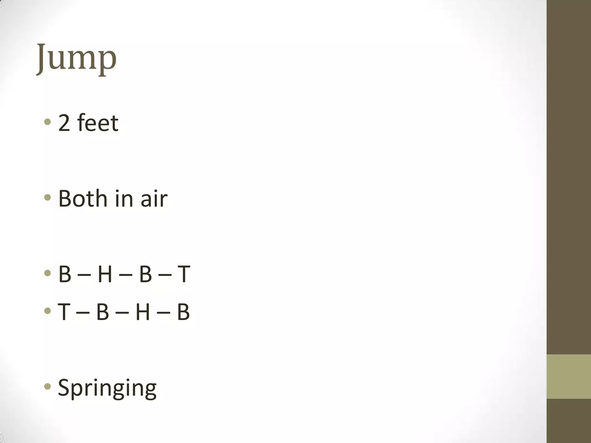 8 locomotion movements | PPTX