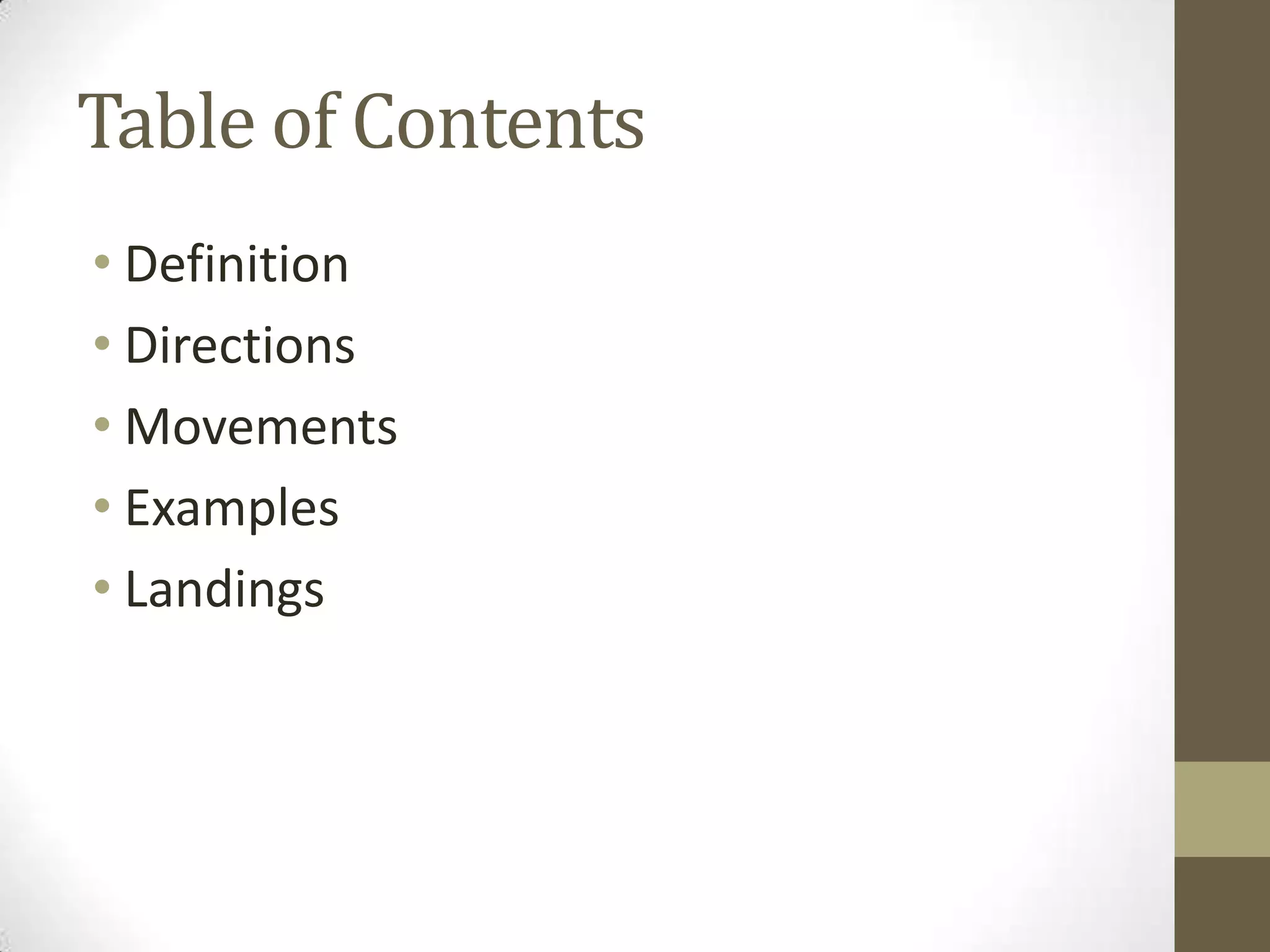 8 locomotion movements | PPTX