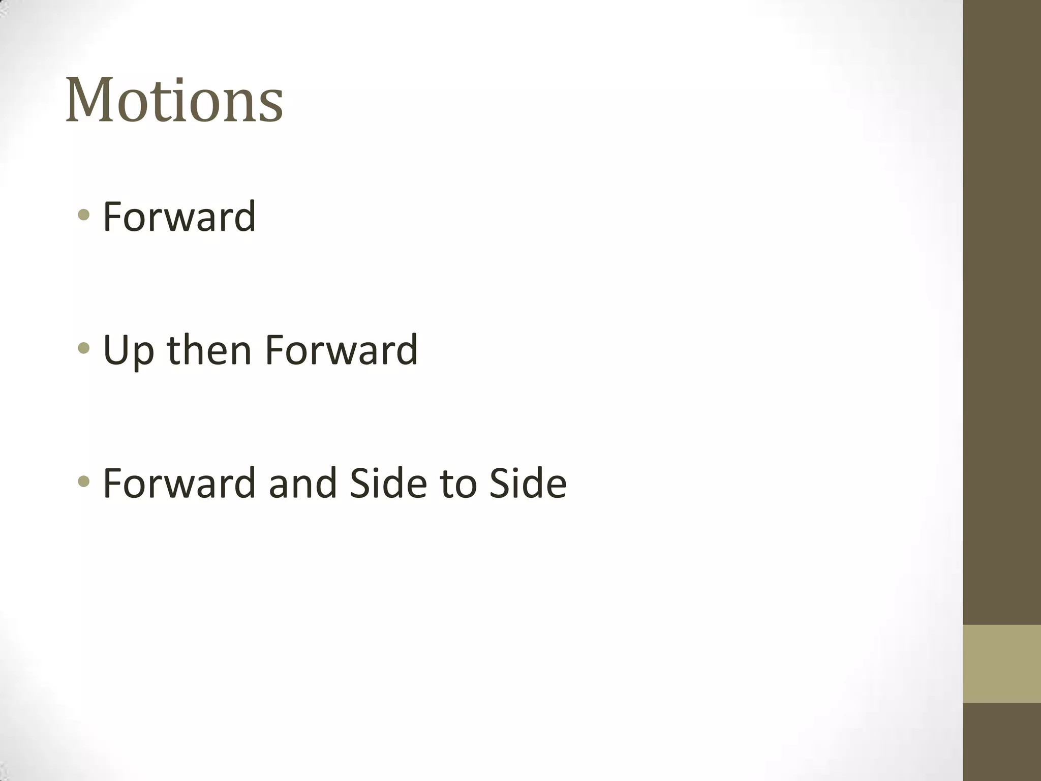 8 locomotion movements | PPTX