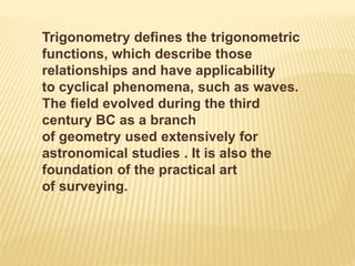 Trigonometry | PPT