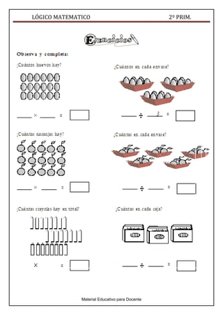 CUADERNO DE TRABAJO 2DO GRADO MATEMATICAS | PDF