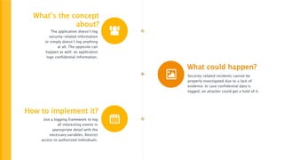 Secure Code Warrior - Logging | PPTX