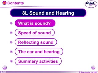 8 l sound & hearing (boardworks) | PPT