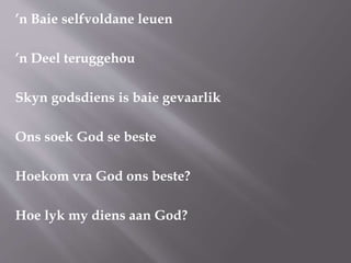 Pasop vir skyn godsdiens | PPTX