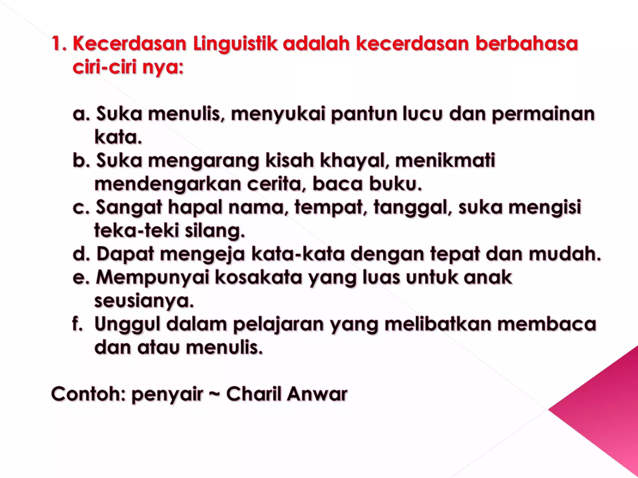 8 macam kecerdasan manusia.ppt