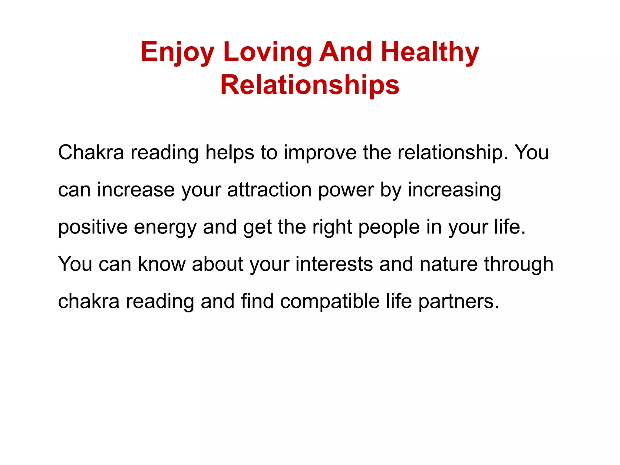 8 Major Benefits of Chakra Reading, Know About Your Chakras by 3D Aura Chakra Photography | PPTX