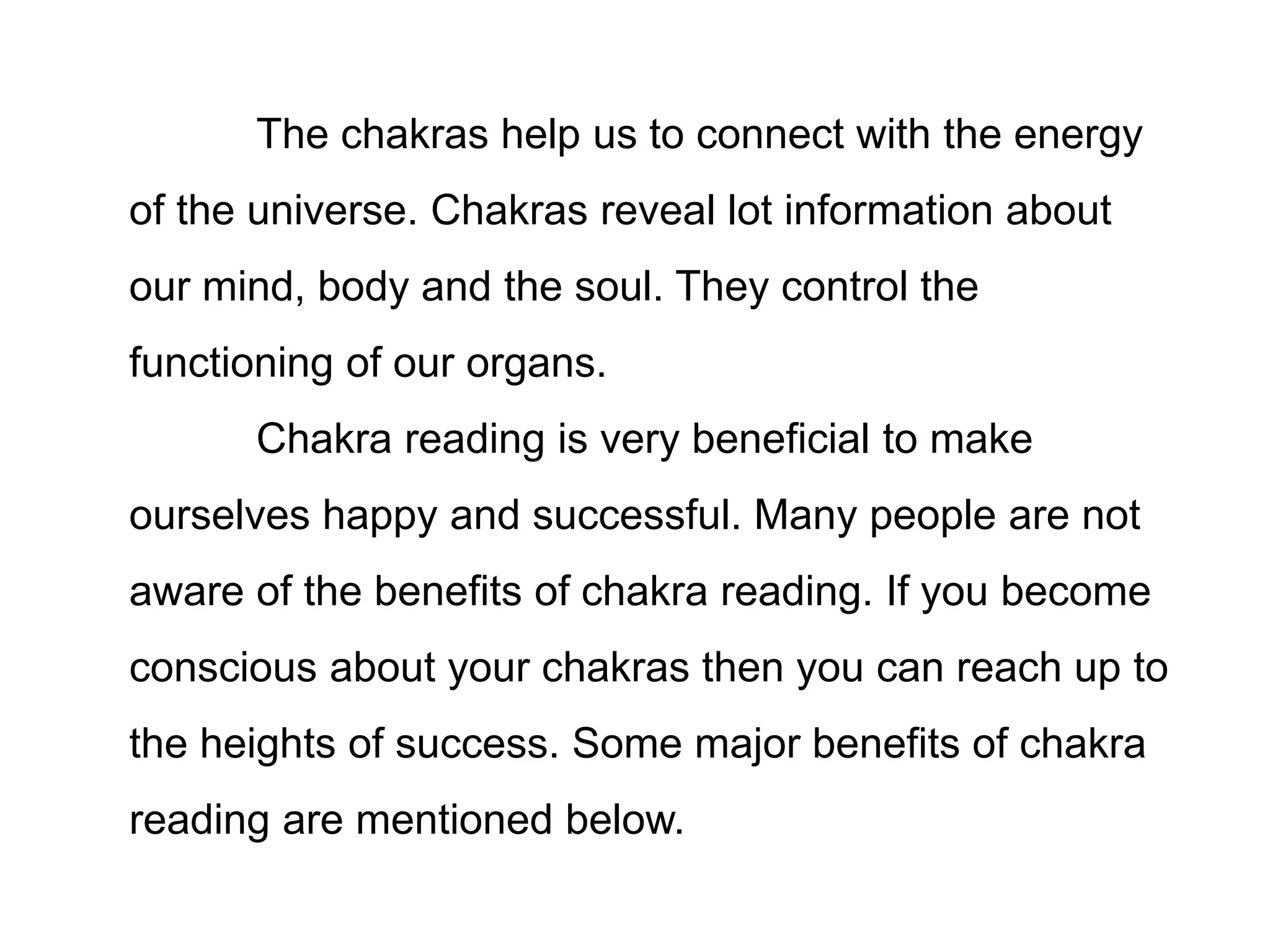 8 Major Benefits of Chakra Reading, Know About Your Chakras by 3D Aura ...