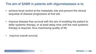 Professor Maria Hawkins - UK SABR Service Development Experiences | PPTX