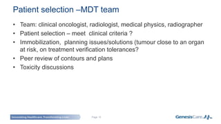 Professor Maria Hawkins - UK SABR Service Development Experiences | PPTX