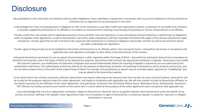 Professor Maria Hawkins - UK SABR Service Development Experiences ...