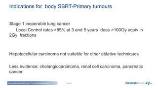 Professor Maria Hawkins - UK SABR Service Development Experiences | PPTX