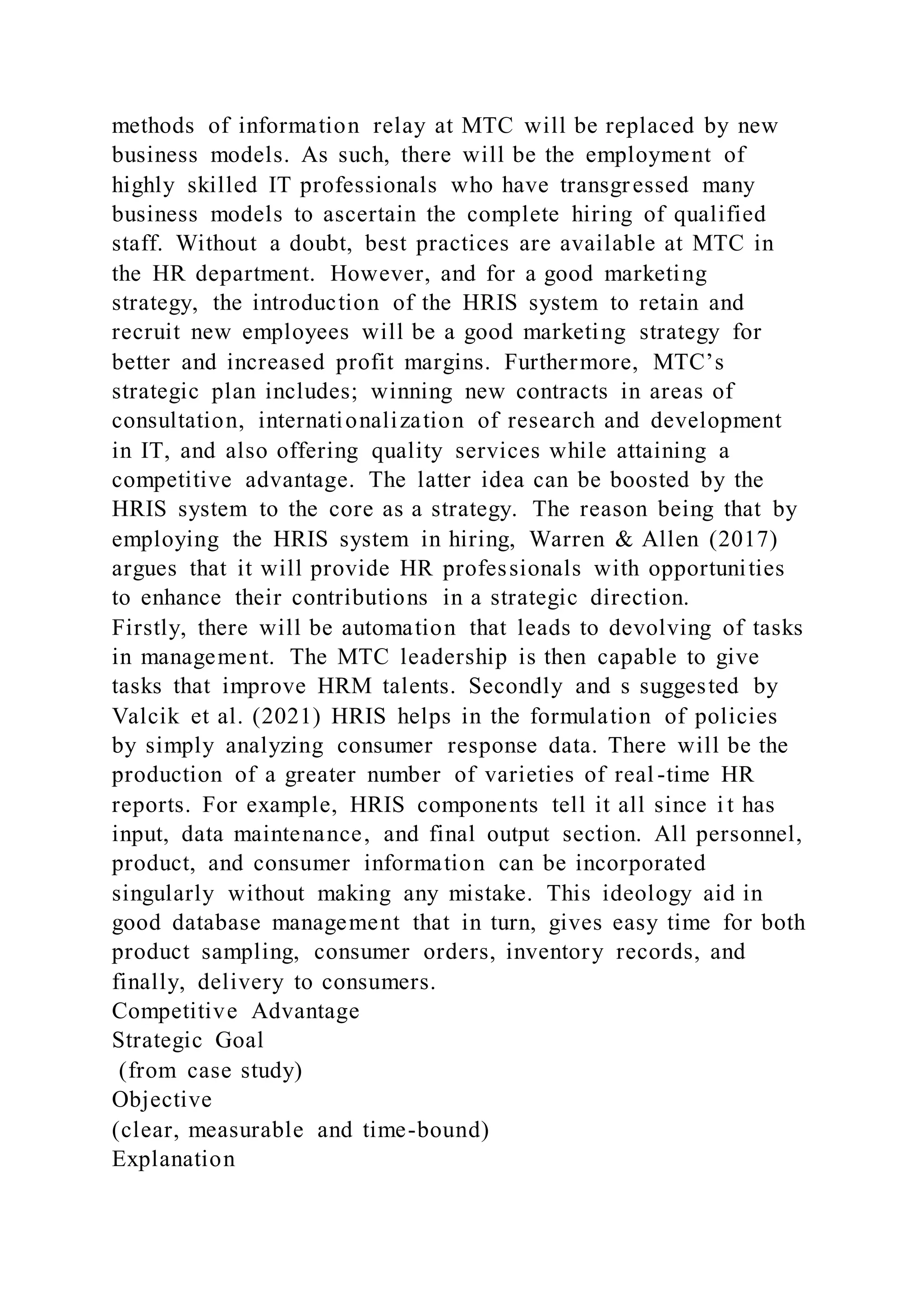 8 maryland technology company (mtc) case study | DOCX