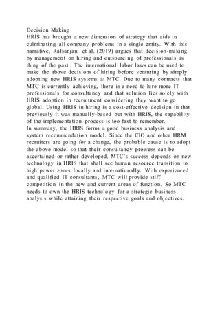 8 maryland technology company (mtc) case study | DOCX